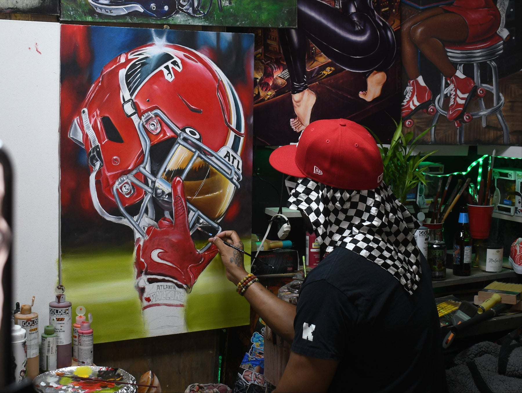 Jeremy Worst Acrylic Artist Pinup NSFW Original Paintings Cosplay Art ...